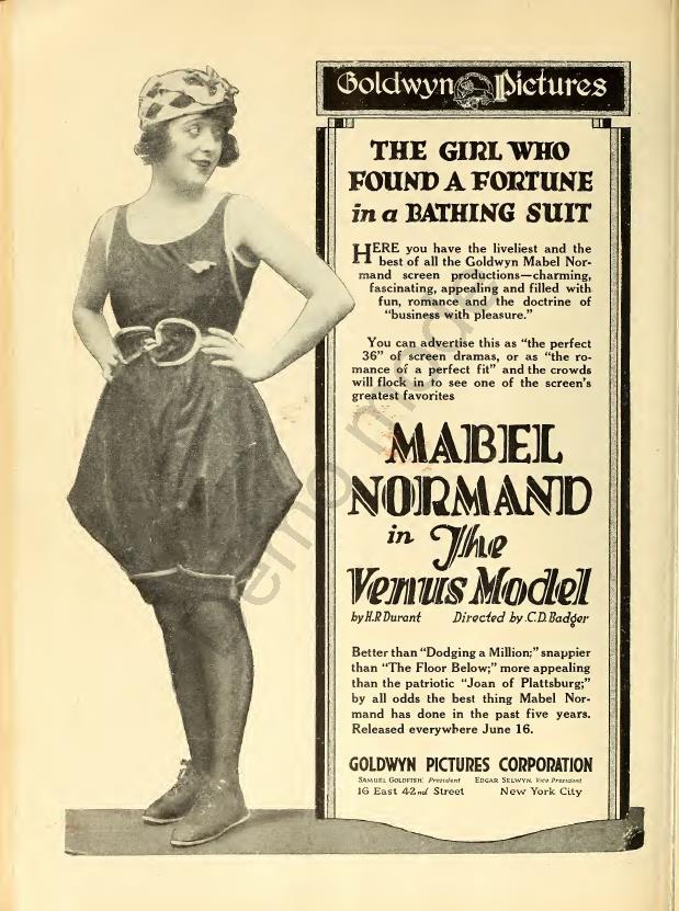 The Venus Model (USA,1918) – Silent Beauties