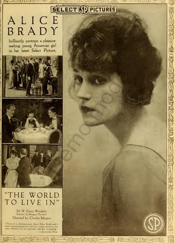 The World to Live In (USA,1919) – Silent Beauties