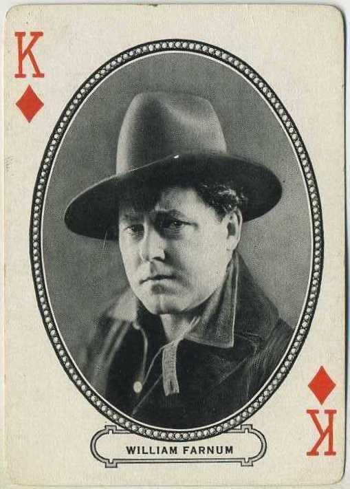 William Farnum MJ Moriarty Playing Card – 1916 – Silent Beauties
